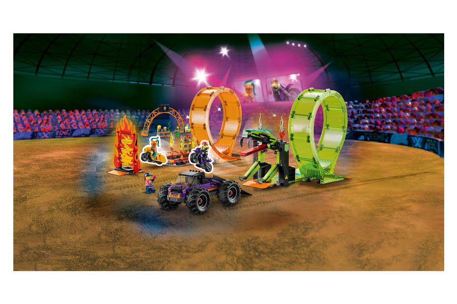 LEGO® City Stunt 60339 L’arène de cascade avec double looping Acheter ...