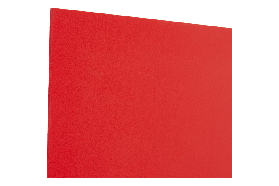 Plaque en mousse rigide PVC Rouge | 50 × 50 × 0.3 cm Acheter chez JUMBO