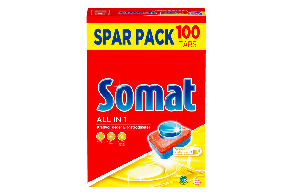 Somat Geschirrspül Tabs All-in-1 100 Stück kaufen bei JUMBO