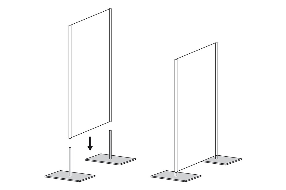 Paravent steckbar Birdie rost kaufen bei JUMBO
